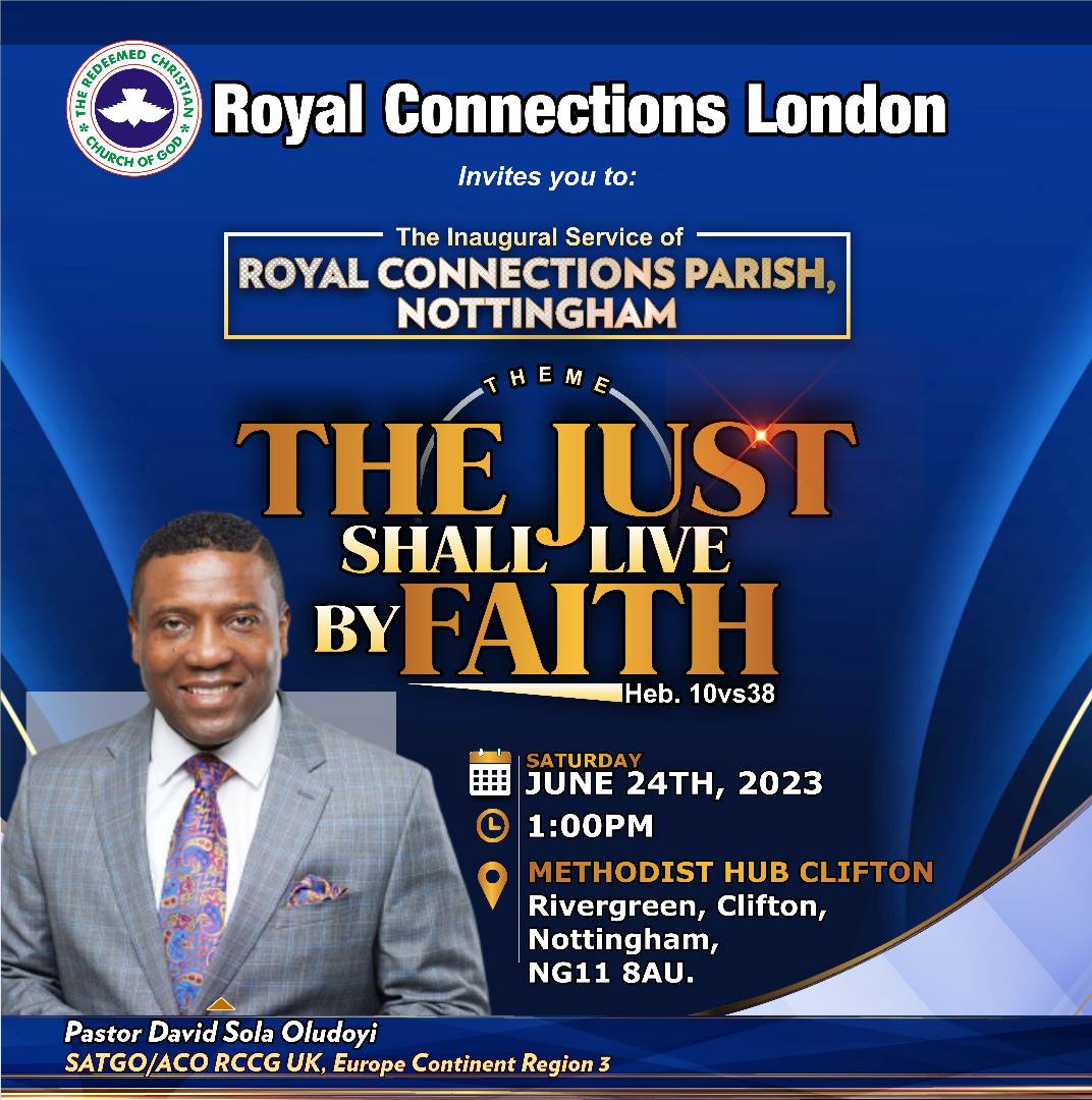 Welcome - RCCG ROYAL CONNECTIONS, NOTTINGHAM